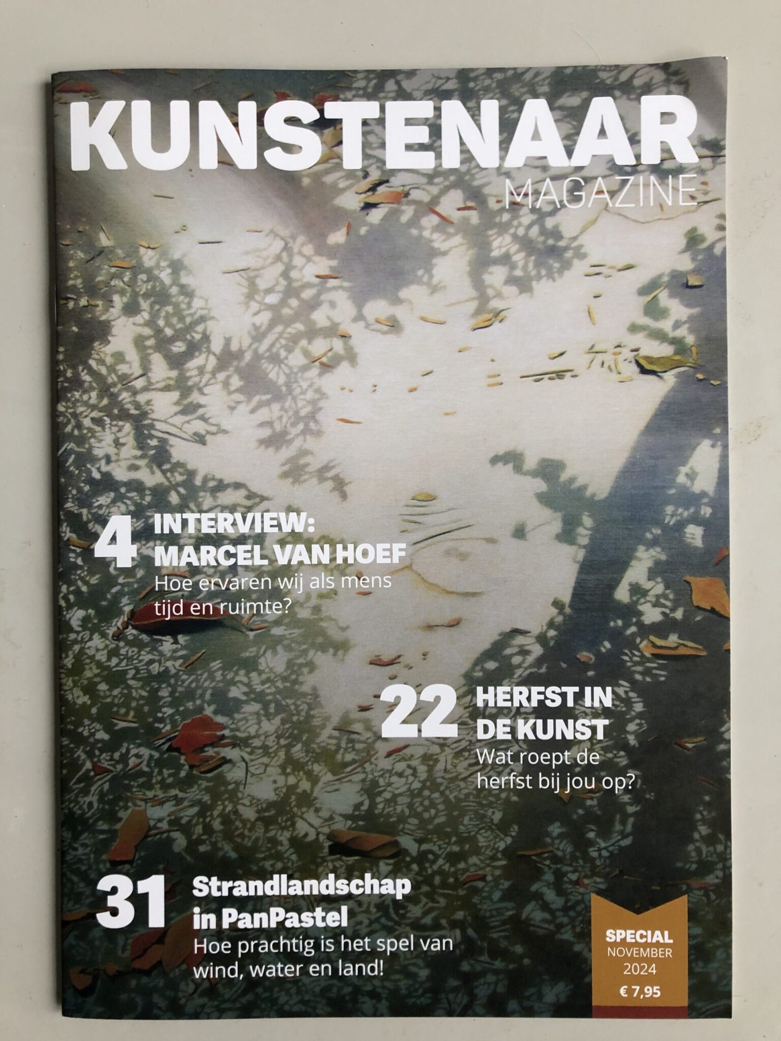 De verstilling verbeeld. Interview in Kunstenaar Magazine december 2024 - Marcel van Hoef